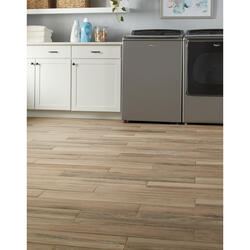Mohawk® Fast Tile™ Premier Wood Provence Brown 6 x 36 Locking Porcelain ...