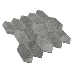 Mohawk® Silvercroft Mystic Gray 11 x 12 Glazed Ceramic Mosaic Tile at ...