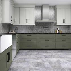 Mohawk® Silvercroft Mystic Gray 11 x 12 Glazed Ceramic Mosaic Tile at ...