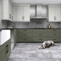 Mohawk® Silvercroft Mystic Gray 11 x 12 Glazed Ceramic Mosaic Tile at ...