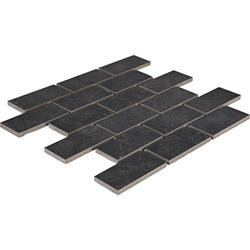 Mohawk® Tuscan Twilight Antique Black Brick Joint 12 x 14 Porcelain ...