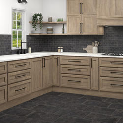 Mohawk® Tuscan Twilight Antique Black Brick Joint 12 x 14 Porcelain ...