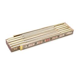 Lufkin® 6' x 5/8" Red End® Wood Folding Ruler with 6" Slide Ruler ...
