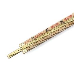 Lufkin® 6' x 5/8" Red End® Wood Folding Ruler with 6" Slide Ruler ...