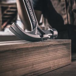 Masterforce® 16 oz. Solid Steel Curved Claw Hammer with Nail Start at ...