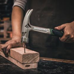 Masterforce® 16 oz. Solid Steel Rip Hammer with Nail Start at Menards®