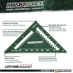 Masterforce® 4-1/2" Aluminum Trim Square at Menards®