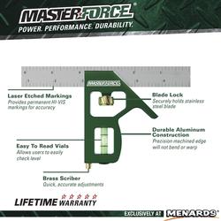 Masterforce® 6" Metal Combination Square at Menards®