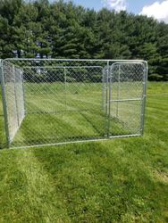 6' x 10' Galvanized Chain Link Kennel Gate Panel Only at Menards®