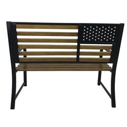 Backyard Creations® American Flag Bench at Menards®