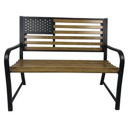 Backyard Creations® American Flag Bench at Menards®