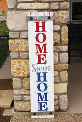 Enchanted Garden® 43" Home Sweet Home/Welcome Double-Sided Porch Sign ...