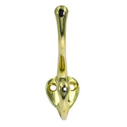 Mastercraft® Polished Brass Coat & Hat Hook at Menards®