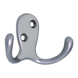Mastercraft® Satin Nickel Double Coat Hook at Menards®