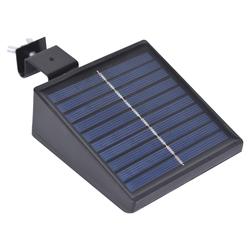 Decko Solar-Powered Integrated LED Black Gutter Accent Landscape Light ...