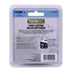 Performax® 600 mAh Lithium Rechargeable Solar Light Battery - 4 Pack at ...