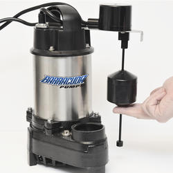 Barracuda® 3/4 HP Cast Iron and Stainless Steel Submersible Sump ...