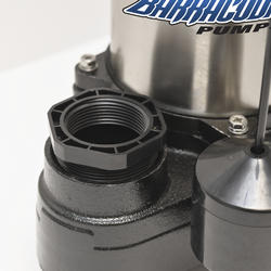 Barracuda® 3/4 HP Cast Iron and Stainless Steel Submersible Sump ...