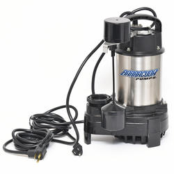 Barracuda® 3/4 HP Cast Iron and Stainless Steel Submersible Sump ...