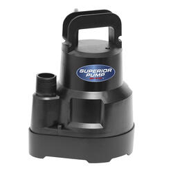 Superior® 1/4 HP Thermoplastic Submersible Utility Pump at Menards®
