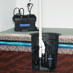 Barracuda® 12 Volt Professional Grade Battery Powered Backup Sump Pump ...
