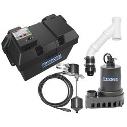Barracuda® 12 Volt Professional Grade Battery Powered Backup Sump Pump ...