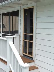 36" W x 81" H Unfinished Wood T-Bar Screen Door at Menards®