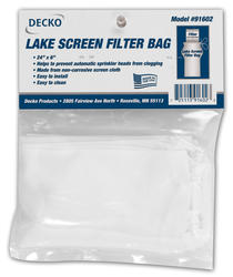 Decko 24" x 6" Lake Screen Filter Bag at Menards®