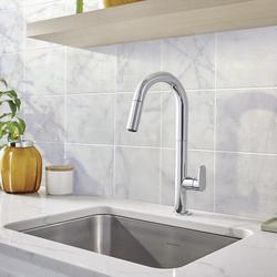 DPI™ Aqua Tile 4' x 8' White Marble Tileboard Wall Panel at Menards®