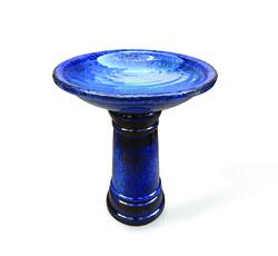 Enchanted Garden™ 17" Ceramic Bird Bath - Assorted Colors at Menards®