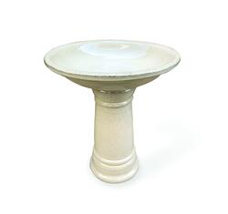 Enchanted Garden™ 17" Ceramic Bird Bath - Assorted Colors at Menards®
