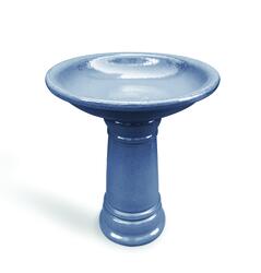 Enchanted Garden™ 17" Ceramic Bird Bath - Assorted Colors at Menards®