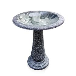 Enchanted Garden® 23-1/2"Gray Resin Bird Bath at Menards®