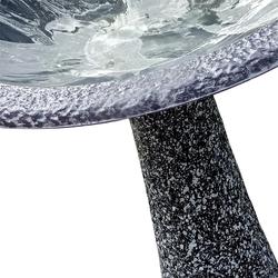 Enchanted Garden® 23-1/2"Gray Resin Bird Bath at Menards®