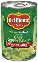 Del Monte® Fresh Cut® Cut Green Beans with No Salt Added - 14.5 oz at ...