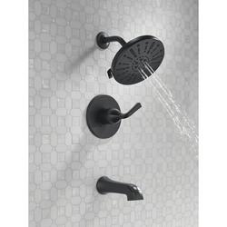 Delta® Dallace™ One-Handle 4-Spray Matte Black Shower Faucet at Menards®