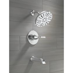 Delta® Dallace™ One-Handle 4-Spray Chrome Shower Bathtub Shower Faucet ...