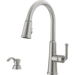 Delta® Osmond™ One-Handle Pull-Down Spotshield® Stainless Kitchen ...