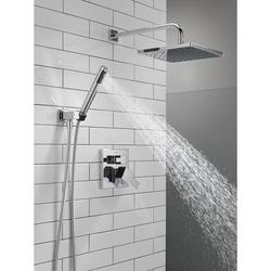 Delta® Modern™ Monitor® 14 Series Chrome Raincan Showerhead and ...