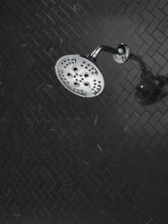 Delta® Pivotal™ H2Okinetic® 5-Spray Setting Chrome Fixed Mount ...