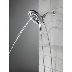 Delta® In2ition® 7-Spray Setting Chrome Fixed Mount Showerhead with ...