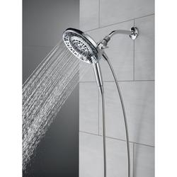 Delta® In2ition® 7-Spray Setting Chrome Fixed Mount and Handheld ...