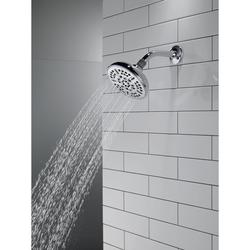 Delta® 8-Spray Setting Chrome Fixed Mount Showerhead at Menards®