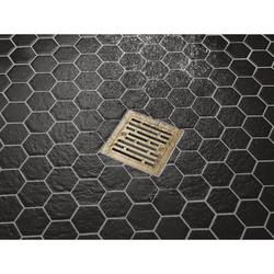 Delta® 4" Champagne Bronze Tile-In Square Shower Drain at Menards®