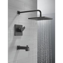 Delta® Modern™ Monitor® 14 Series Matt Black Raincan Bathtub Shower ...