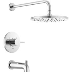 Delta® Modern™ Monitor® 14 Series Chrome Raincan Bathtub Shower Faucet ...