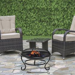 Backyard Creations® 23-1/2" Steel Fire Pit at Menards®