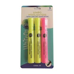 WriteCo® Chisel Tip Jumbo Highliters - 3 pack at Menards®