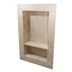FlexStone® 17" x 26" Alaskan Ivory Recessed Shampoo Caddy at Menards®