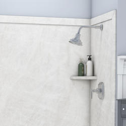 FlexStone® Royale 60"W x 36"D x 80"H Dune Bathtub/Shower Wall Surround ...